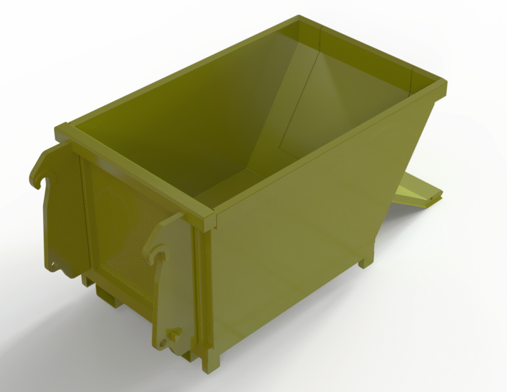 Mining Skip Bin 1.2m: E2275-0044 Safety Solution